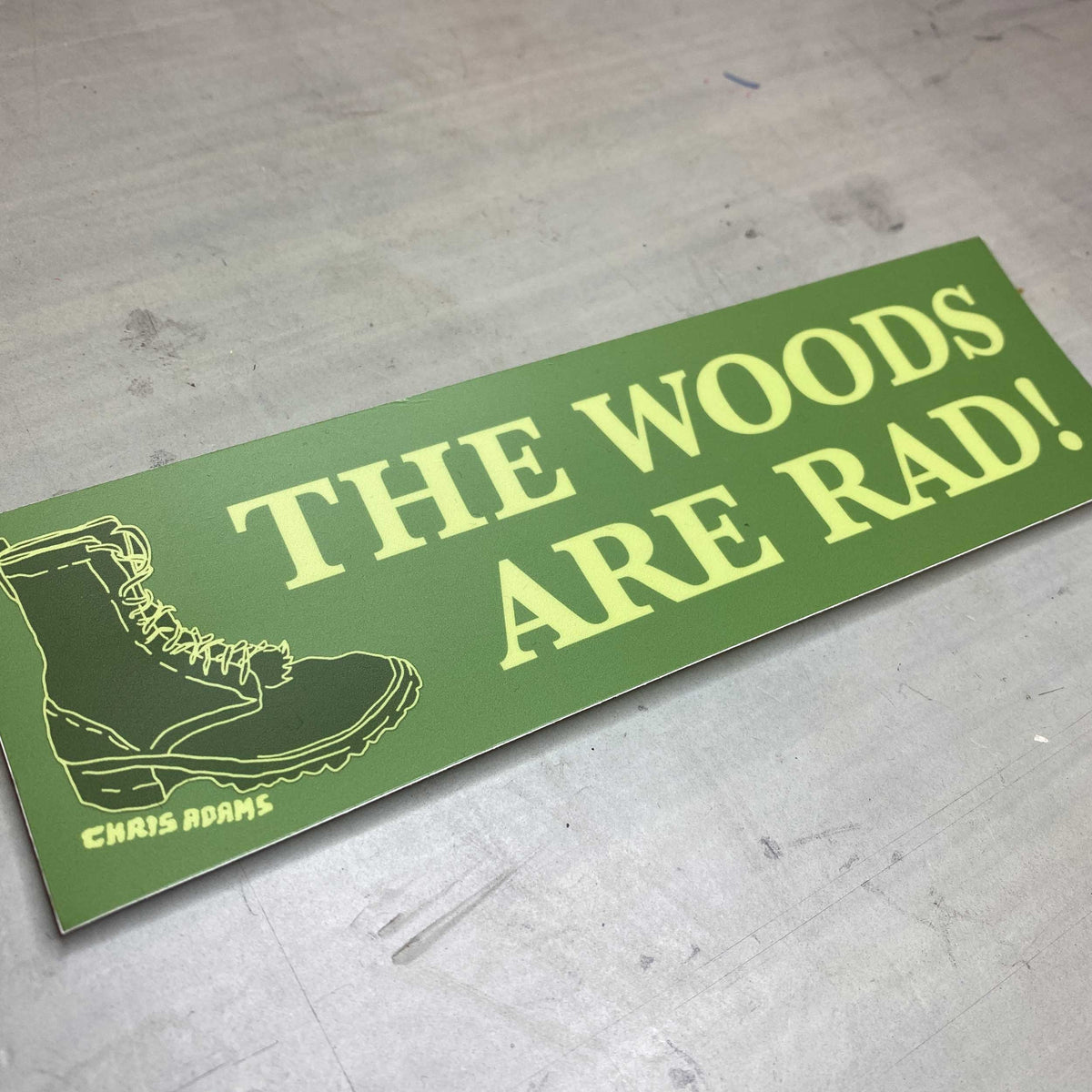 TWAR Logger Boot Bumper Sticker | Corvidopolis